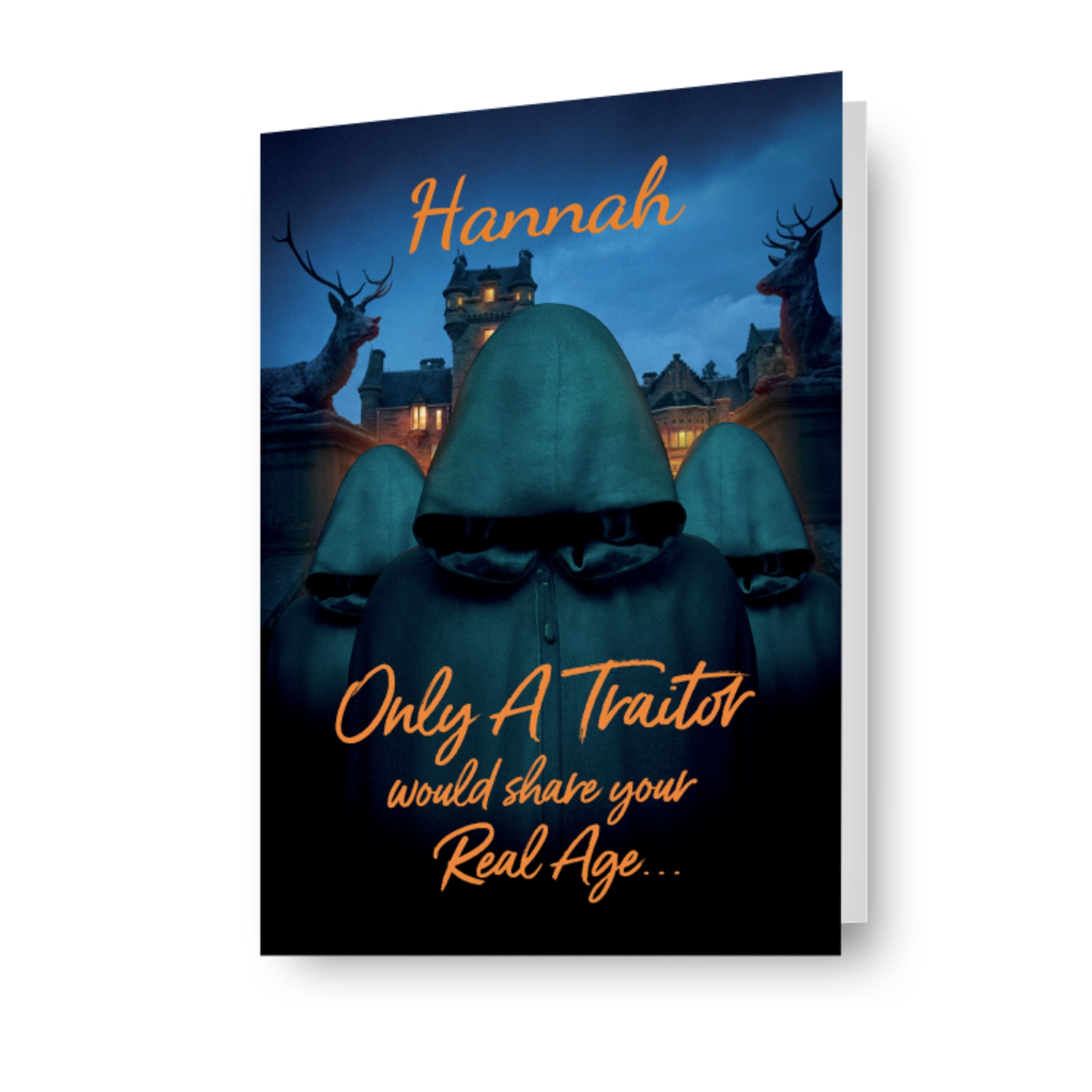 The Traitors Personalised Birthday Card – Danilo Promotions