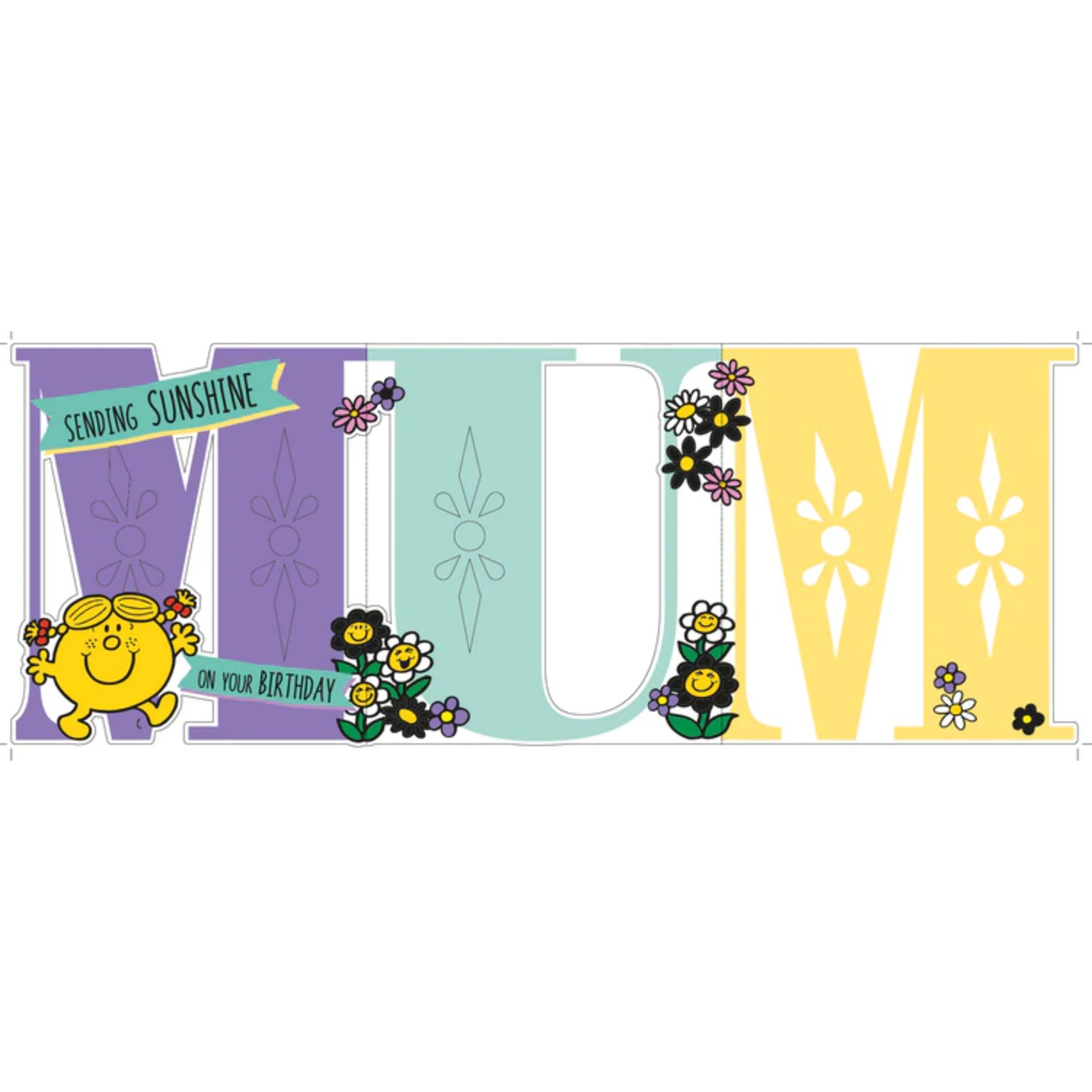 Mr Men & Little Miss 'Mum' Fold Out Birthday Card – Danilo Promotions