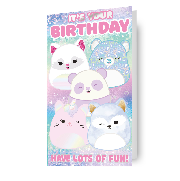 Squishmallow 'It's Your Birthday' Birthday Card – Danilo Promotions