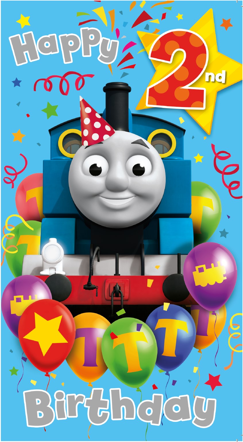 Thomas The Tank Engine Age 2 Birthday Card – Danilo Promotions