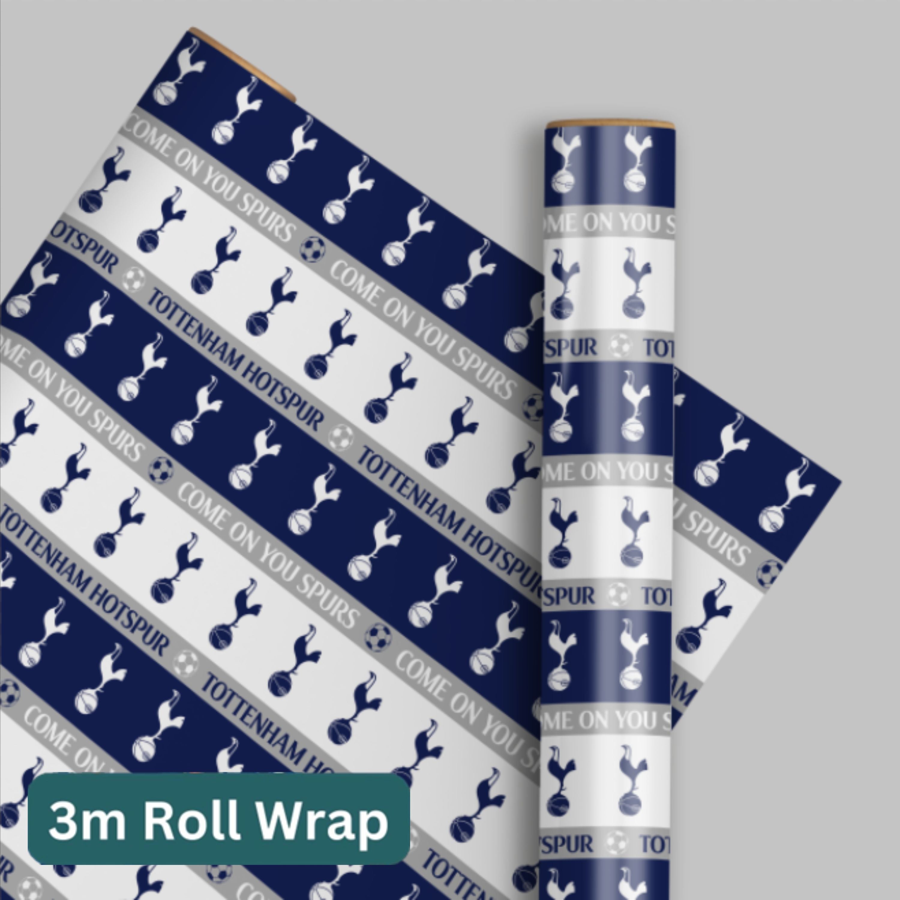 Tottenham Hotspur 3m Roll Wrapping Paper – Danilo Promotions