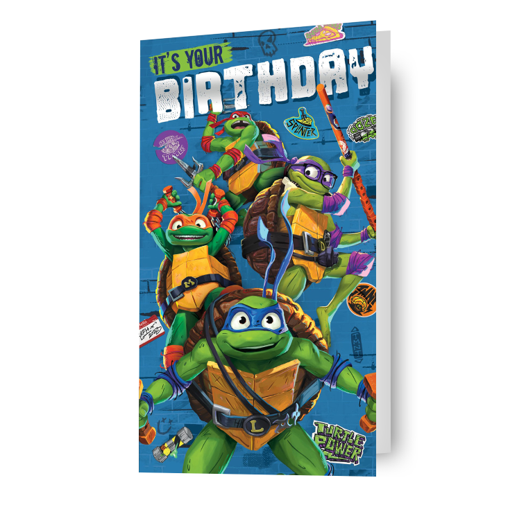 Teenage Mutant Ninja Turtles Birthday Card – Danilo Promotions