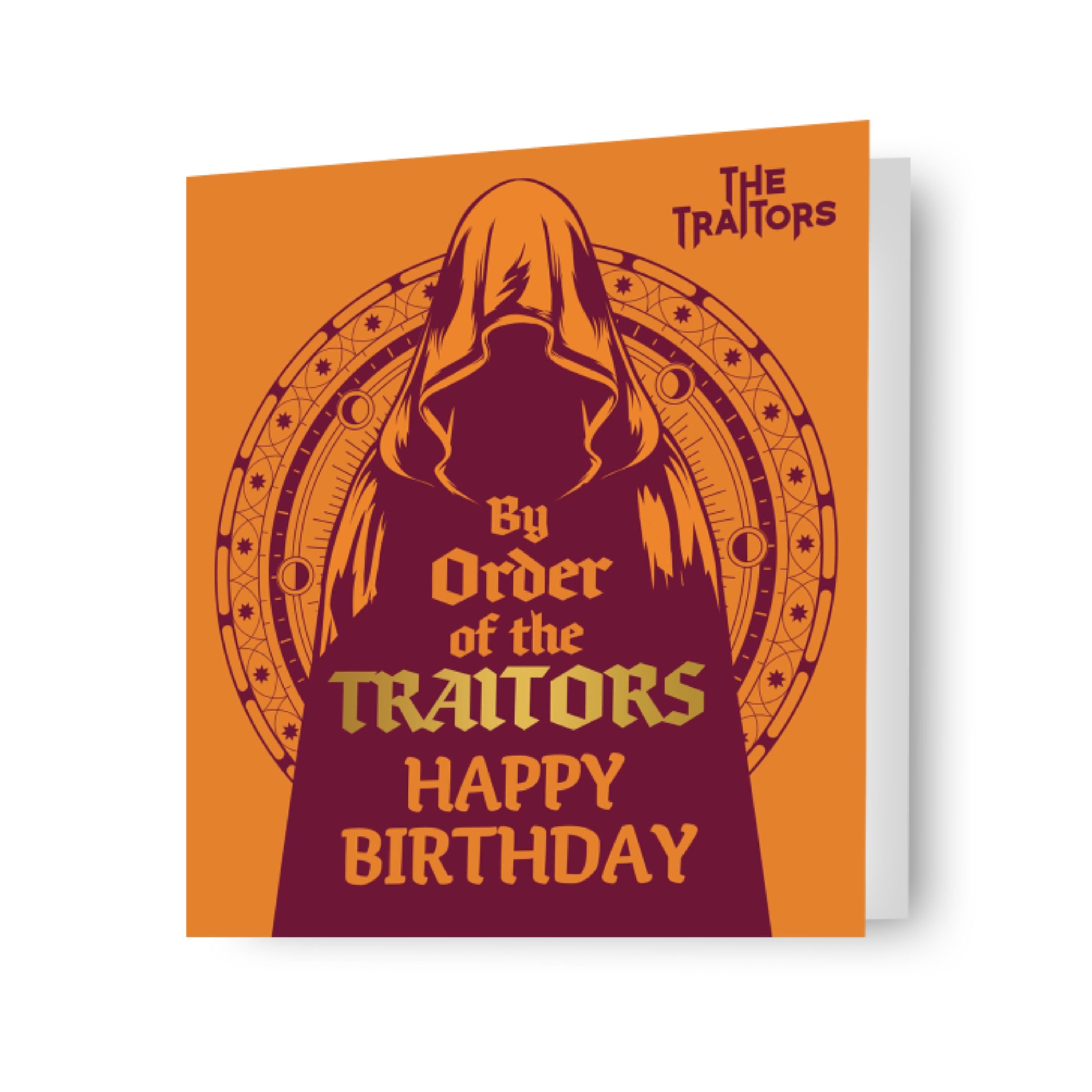 The Traitors Generic Birthday Card – Danilo Promotions