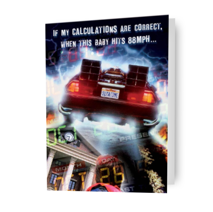 Universal - Back to the Future Retro Birthday Card – Danilo Promotions