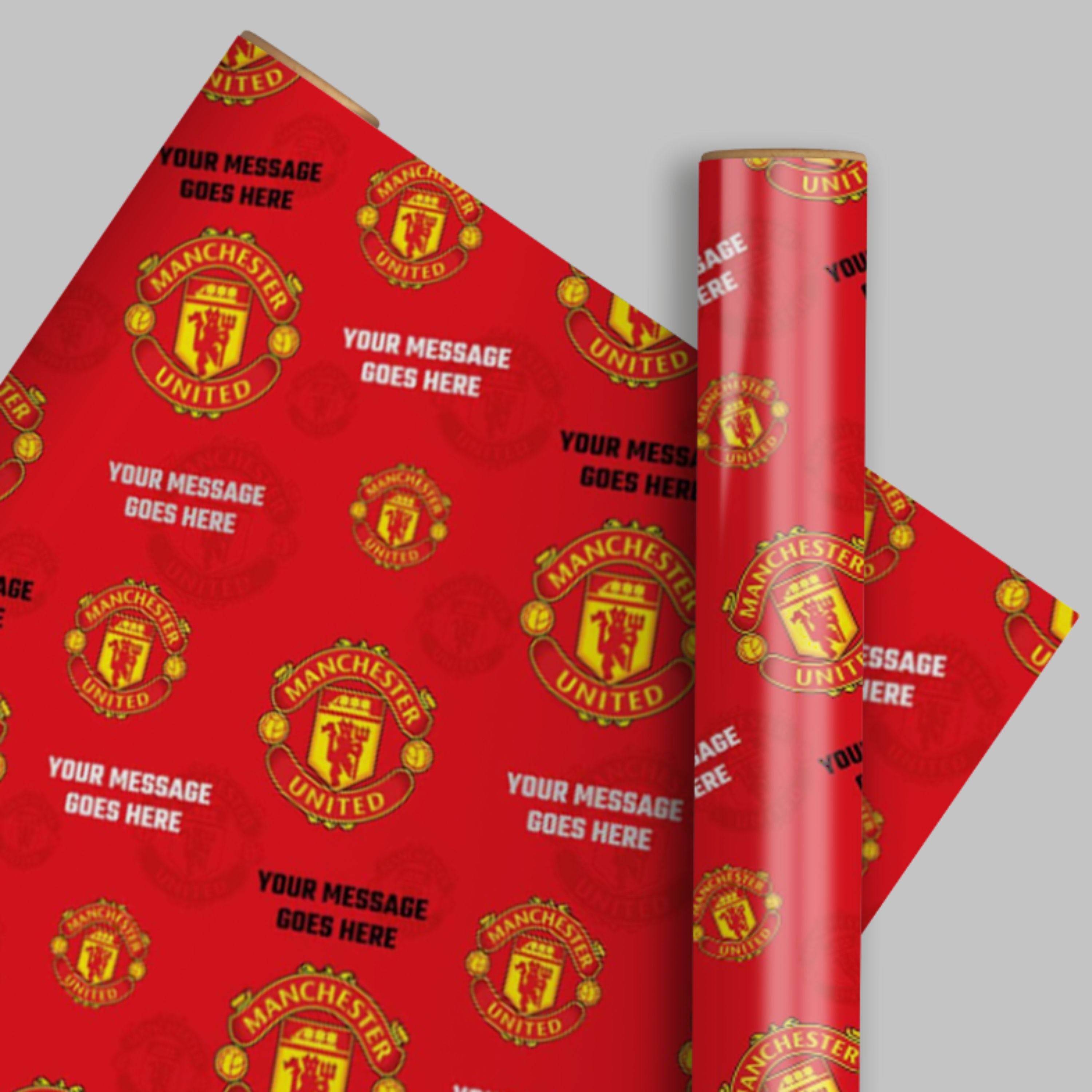 Manchester United FC Personalised Wrapping Paper – Danilo Promotions