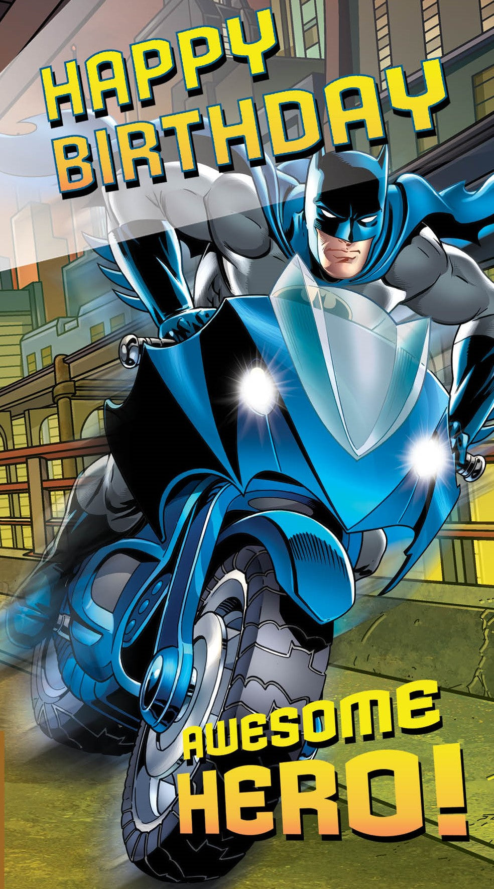 Warner Bros Batman Birthday Card – Danilo Promotions