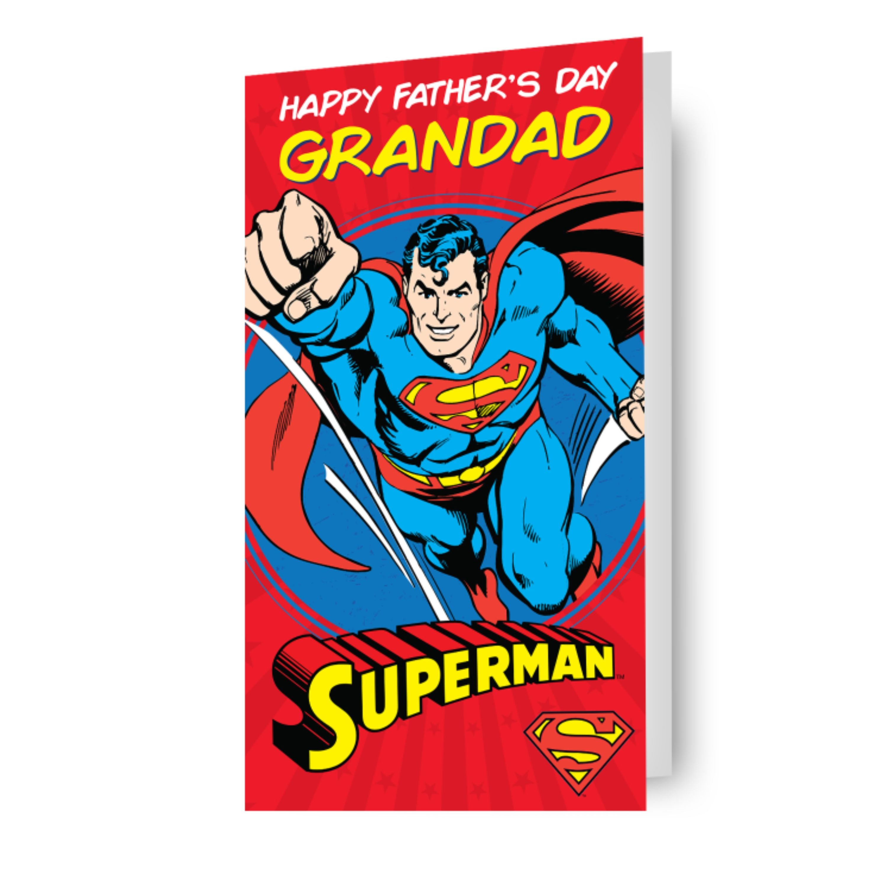 Buy Official Superman Grandad Father's Day Card | Danilo – Danilo ...