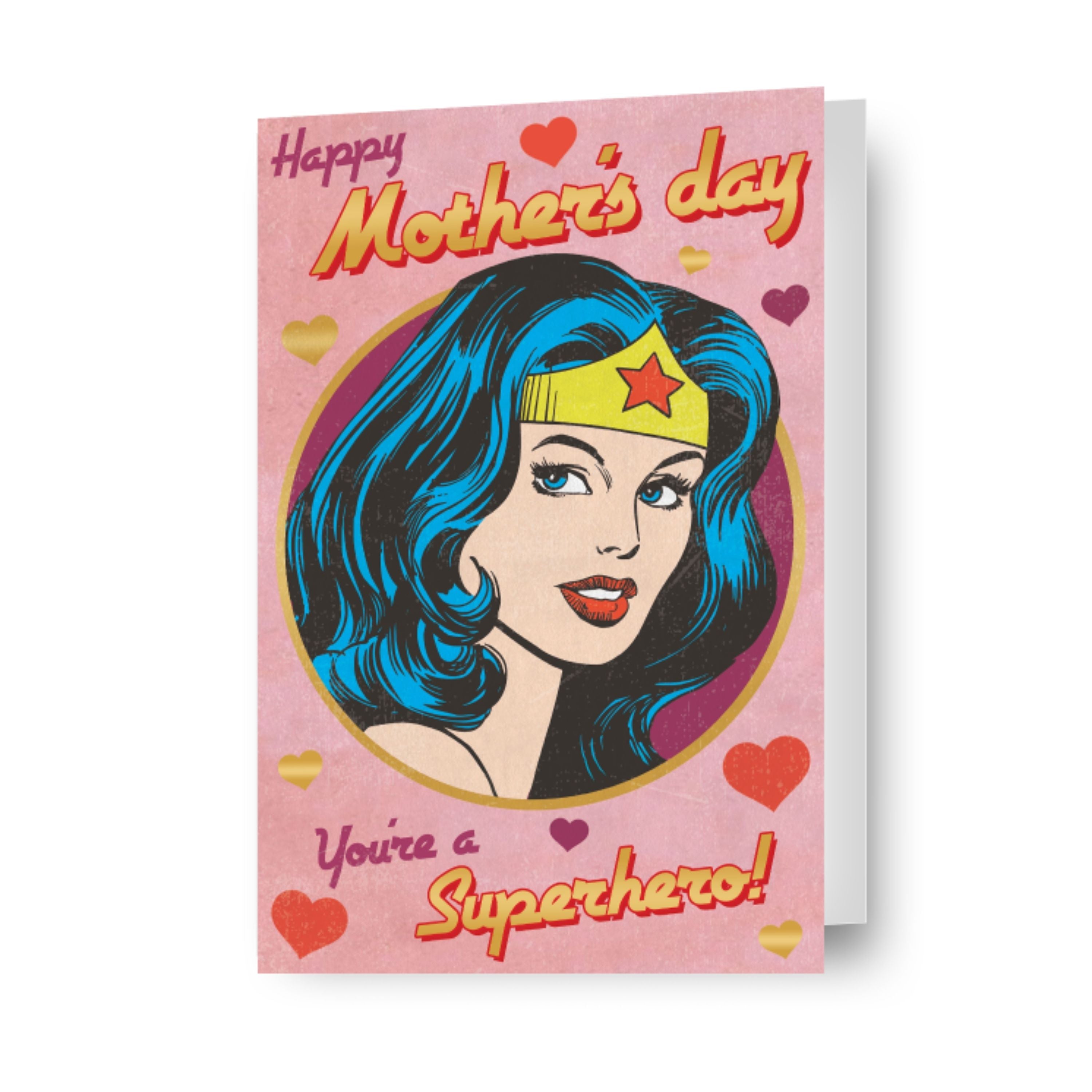 Wonder Woman 'You're A Superhero!' Mother's Day Card – Danilo Promotions