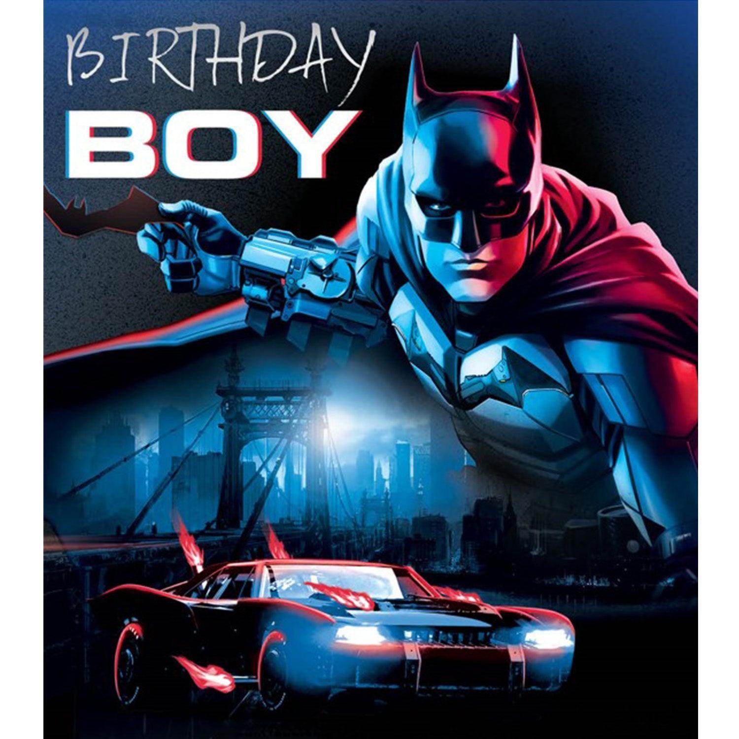 Batman Birthday Card With Badge, Officially Licensed Product – Danilo ...