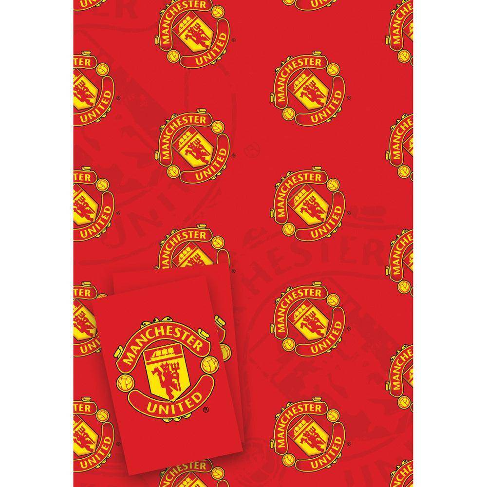 Manchester United Football Club Gift Wrap 2 Sheets & Tags – Danilo ...