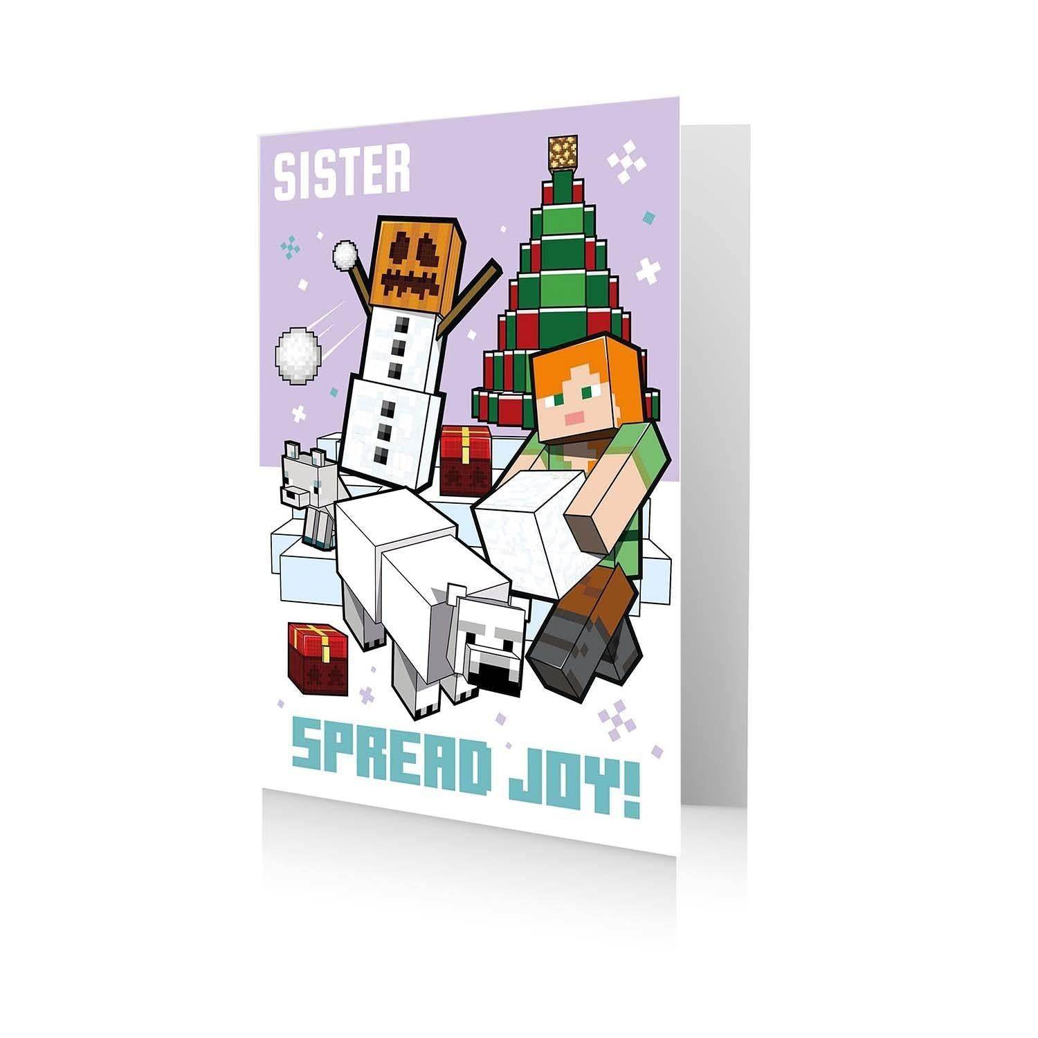 Personalised Minecraft Christmas Card- Any Relation – Danilo Promotions
