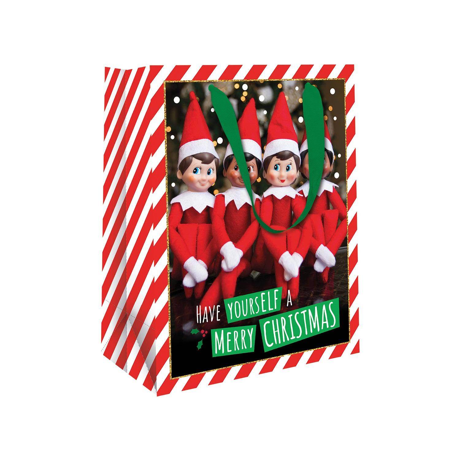 Elf on the Shelf Christmas 2 Sheets & 2 Tags Wrapping Paper – Danilo ...